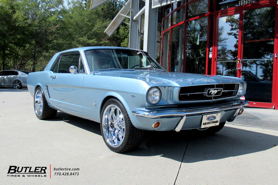 Ford Mustang with 18in US Mag Rambler Michelin Pilot Sport AS4 Wheels ...