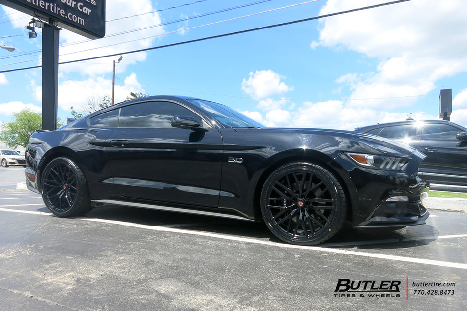 Ford Mustang with 20in Axe EX30 Wheels exclusively from Butler Tires ...