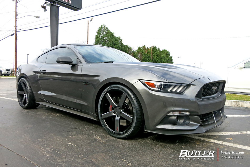 Ford Mustang with 20in Niche Milan Wheels exclusively from Butler Tires ...