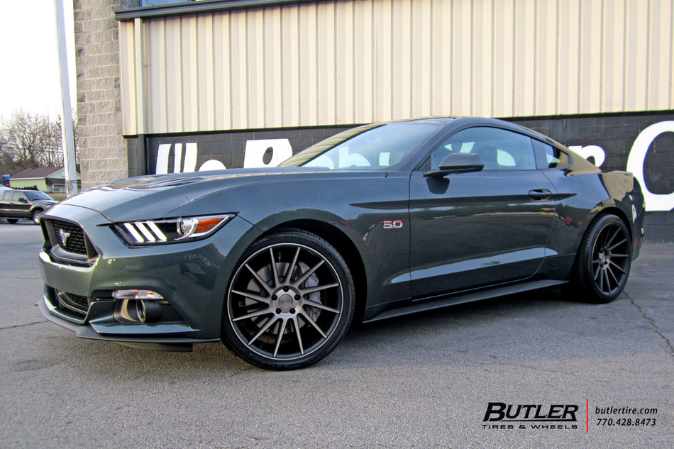 Ford Mustang with 20in Niche Surge Wheels exclusively from Butler Tires ...
