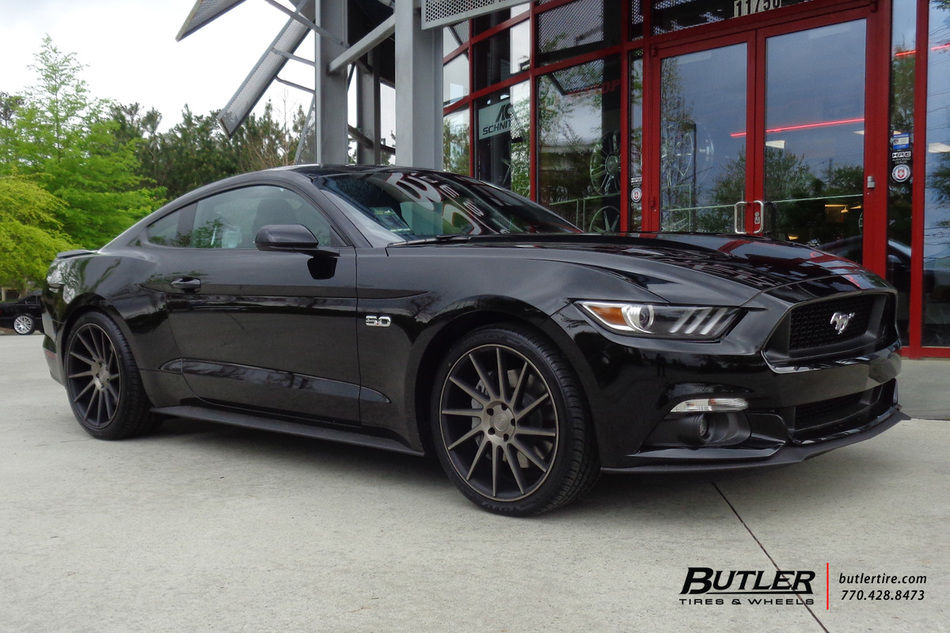 Ford Mustang with 20in Niche Surge Wheels exclusively from Butler Tires ...