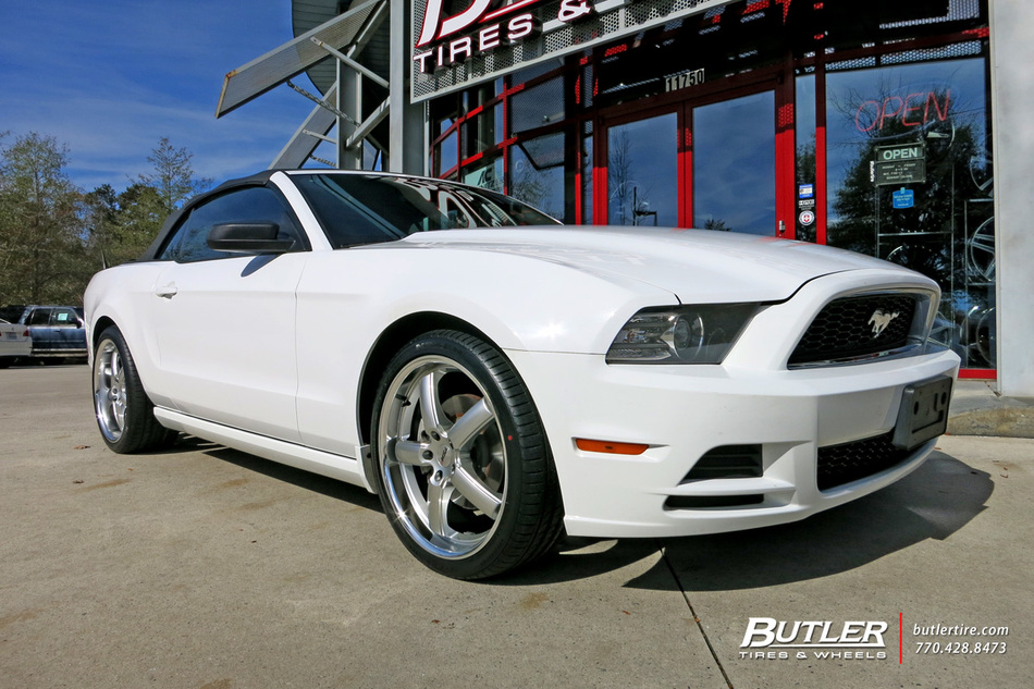 Ford Mustang with 20in TSW Stowe Wheels exclusively from Butler Tires ...