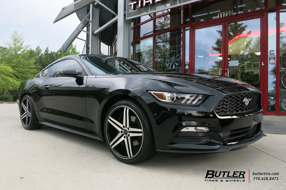 Ford Mustang with 20in Verde Parallax Wheels exclusively from Butler ...