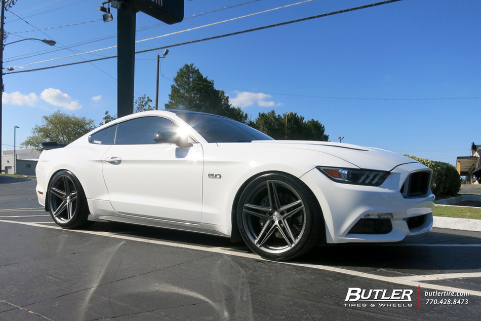 Ford Mustang with 20in Vossen VFS2 Wheels exclusively from Butler Tires ...