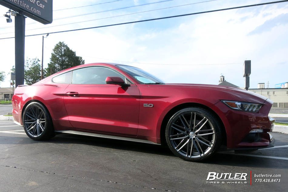 Ford Mustang with 20in Vossen VFS4 Wheels exclusively from Butler Tires ...