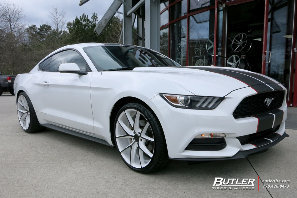 Ford Mustang with 21in Niche Misano Wheels exclusively from Butler ...