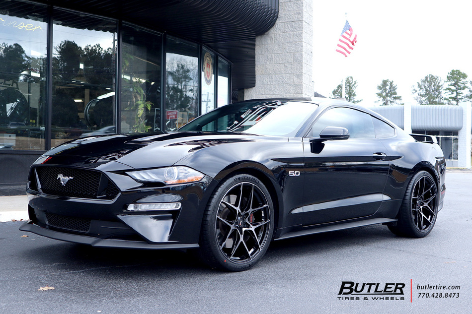 Ford Mustang with 21in Savini SV-F5 Wheels exclusively from Butler ...