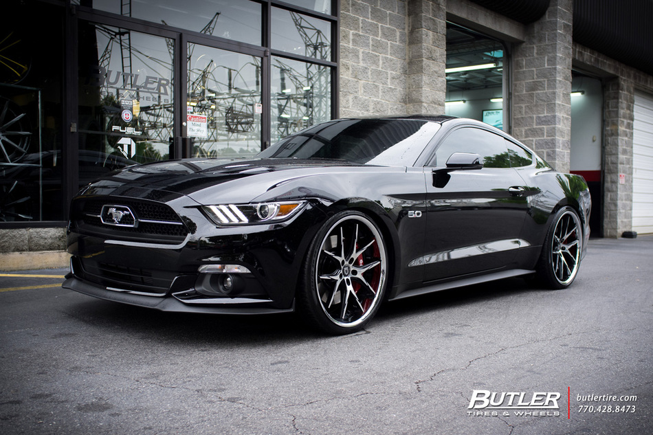 Ford Mustang with 22in Lexani R-Twelve Wheels exclusively from Butler ...