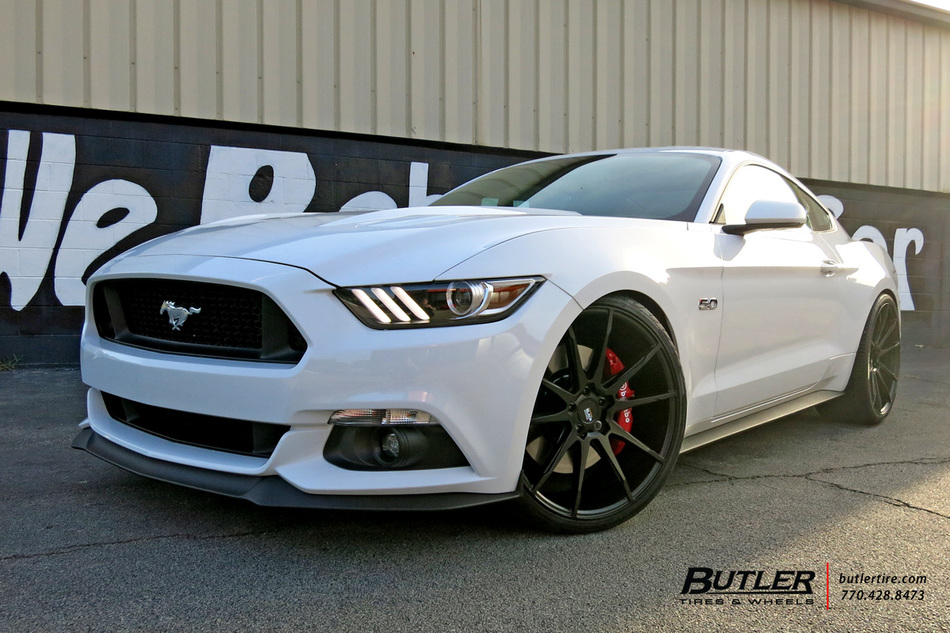 Ford Mustang with 22in Savini BM12 Wheels exclusively from Butler Tires ...