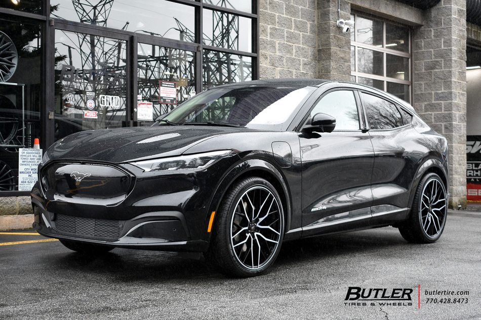 Ford Mustang Mach-E with 22in Savini SV-F2 Wheels exclusively from ...