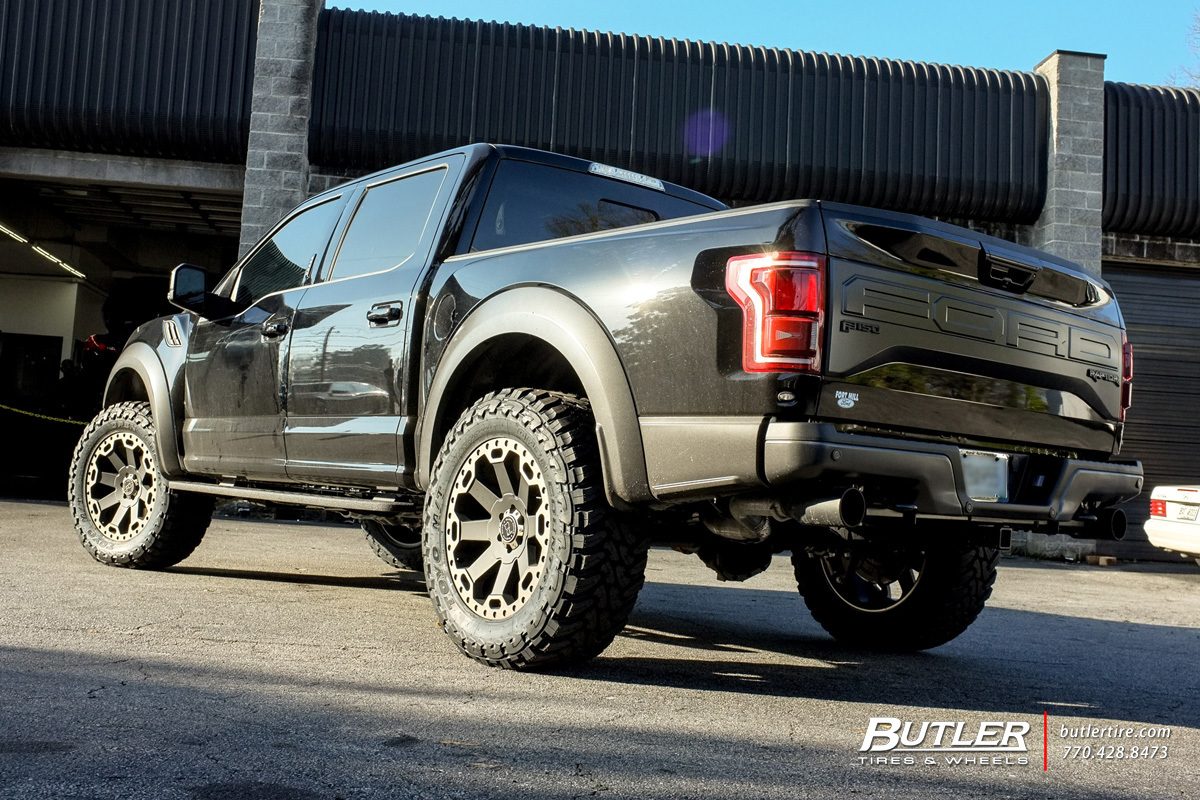 Ford Raptor with 22in Black Rhino Warlord Wheels exclusively from ...