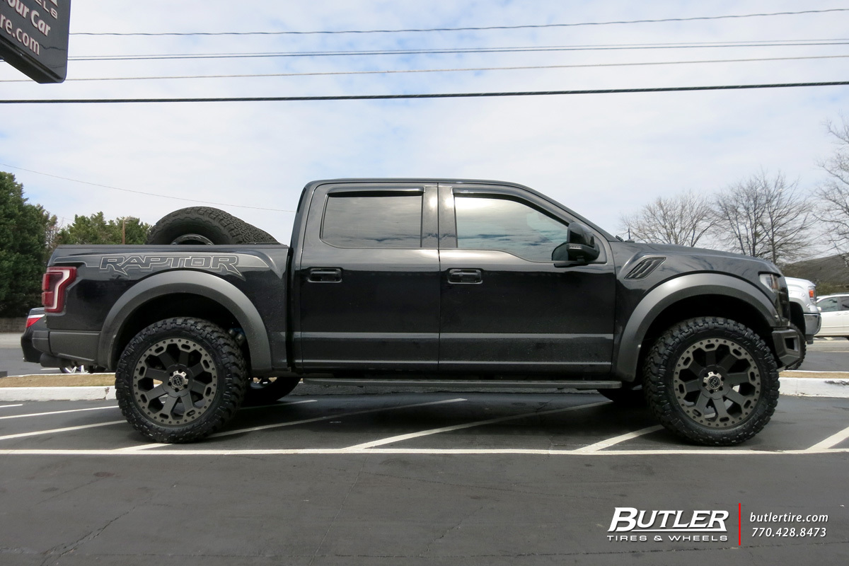 Ford Raptor with 22in Black Rhino Warlord Wheels exclusively from ...