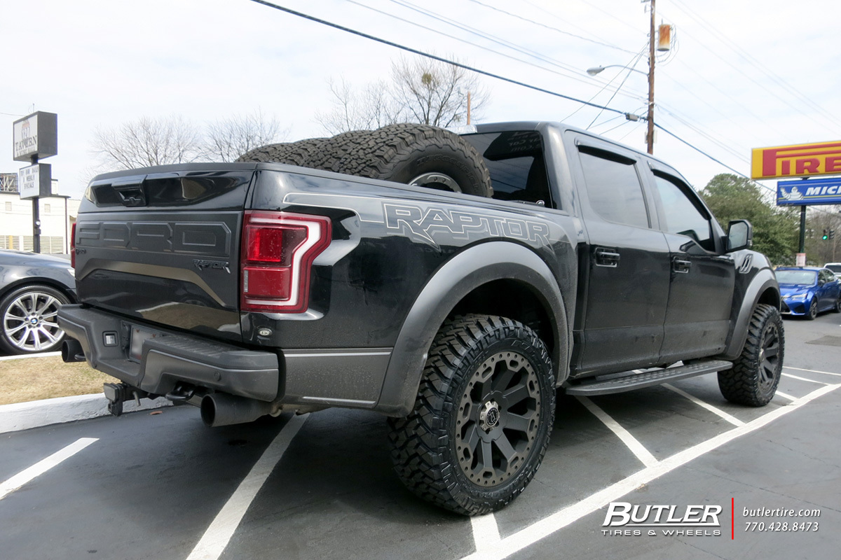 Ford Raptor with 22in Black Rhino Warlord Wheels exclusively from ...