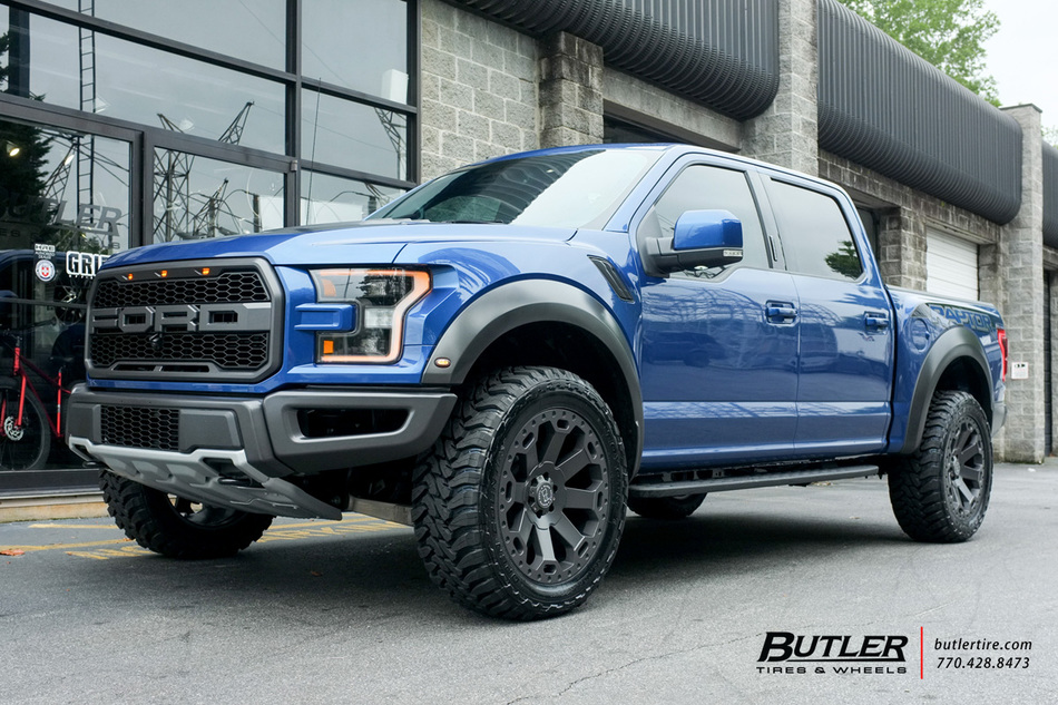 Ford Raptor with 22in Black Rhino Warlord Wheels exclusively from ...