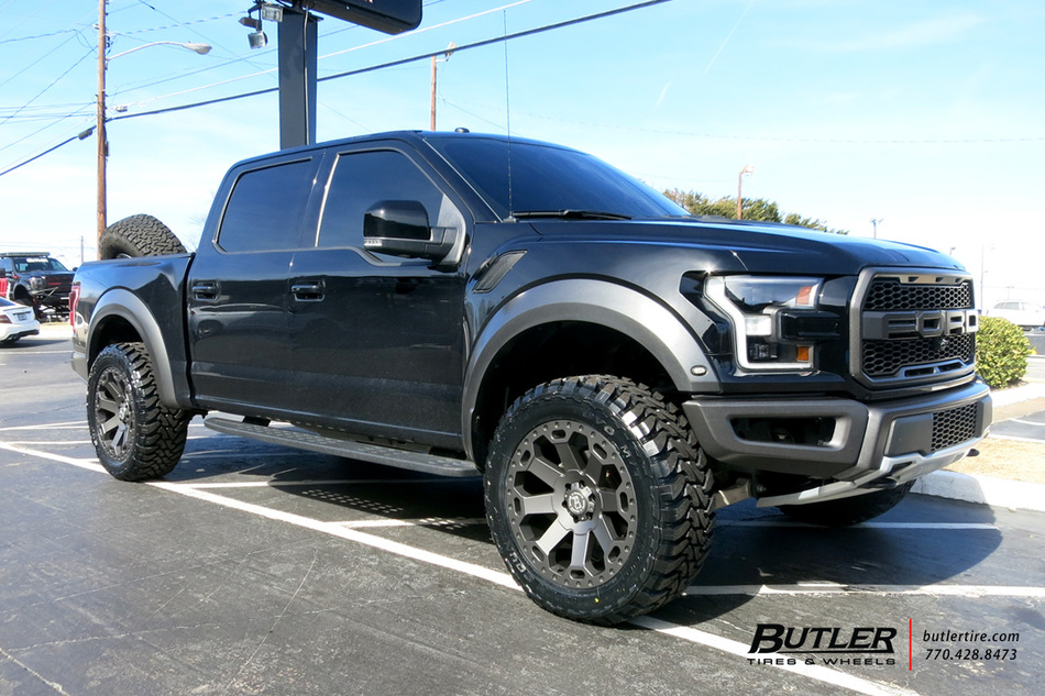Ford Raptor with 22in Black Rhino Warlord Wheels exclusively from ...