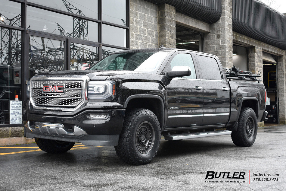 GMC Sierra with 18in Black Rhino Armory Wheels exclusively from Butler ...
