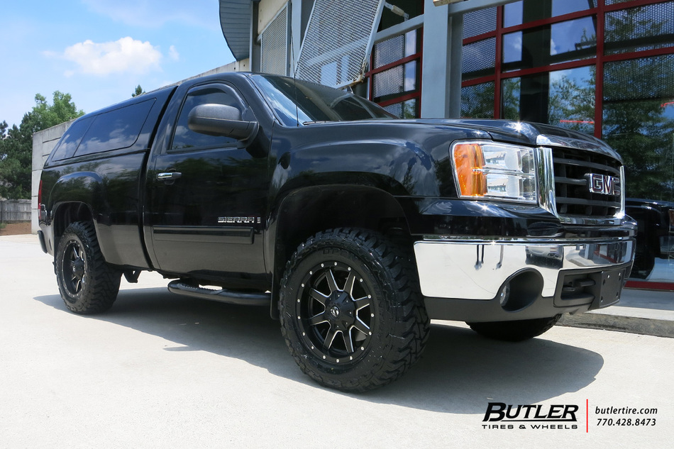 GMC Sierra with 18in Fuel Maverick Wheels exclusively from Butler Tires ...