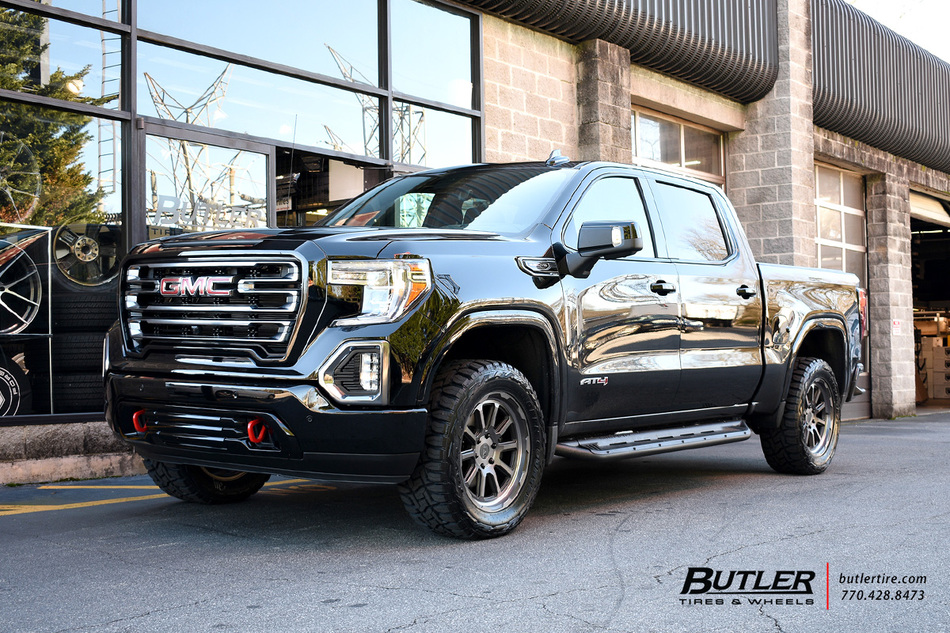 GMC Sierra with 20in Black Rhino Chase Wheels exclusively from Butler ...