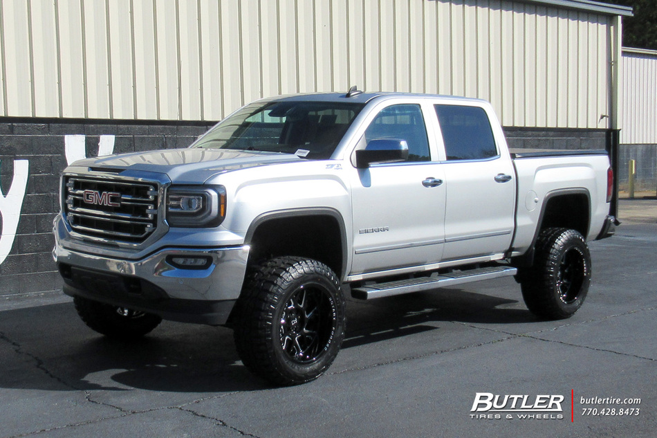 GMC Sierra with 20in Black Rhino Reaper Wheels exclusively from Butler ...
