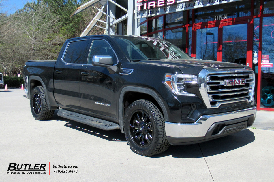 GMC Sierra with 20in Fuel Sledge Wheels exclusively from Butler Tires ...
