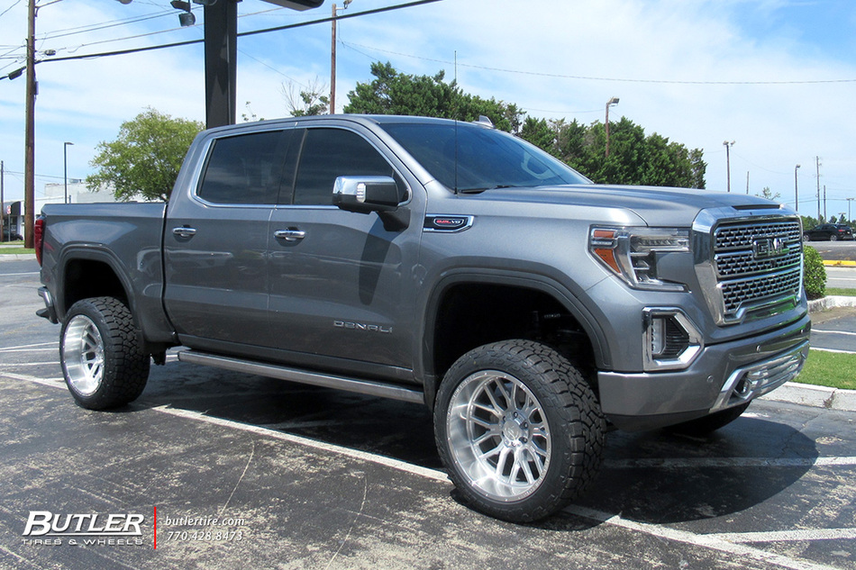 GMC Sierra with 22in Axe AX6 Wheels exclusively from Butler Tires and ...