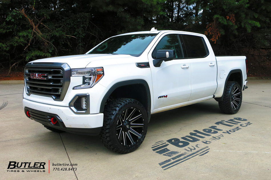 GMC Sierra with 22in Fuel Contra Wheels exclusively from Butler Tires ...