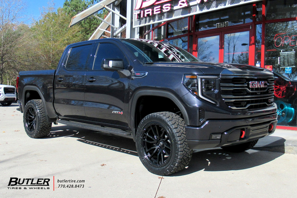 GMC Sierra with 22in Fuel Rebel Wheels exclusively from Butler Tires ...