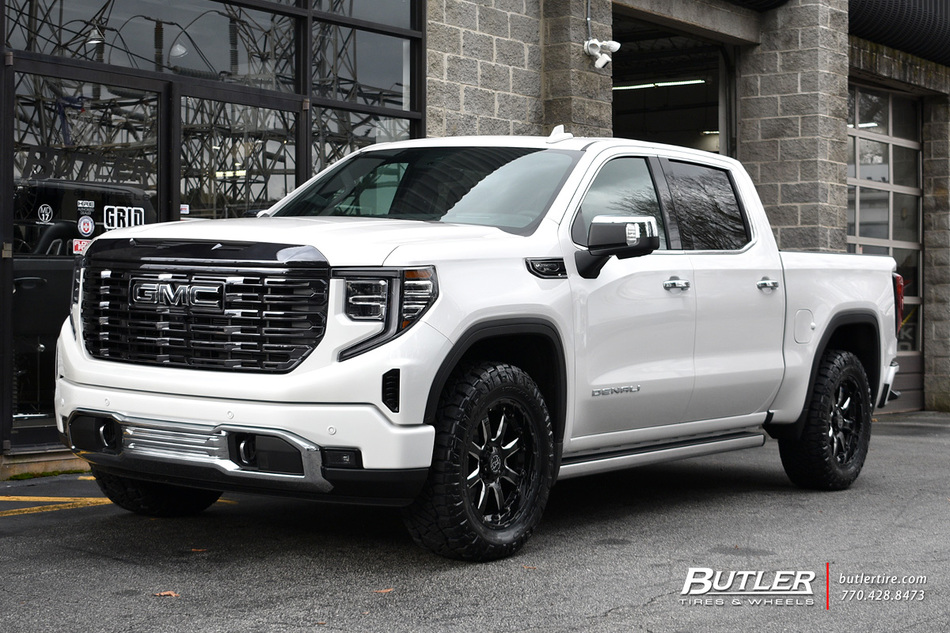 GMC Sierra Denali with 20in Black Rhino Sierra Wheels exclusively from ...