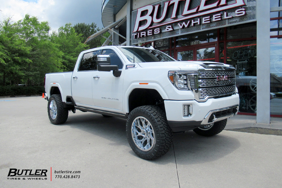 GMC Sierra Denali with 22in Fuel Runner Wheels exclusively from Butler ...
