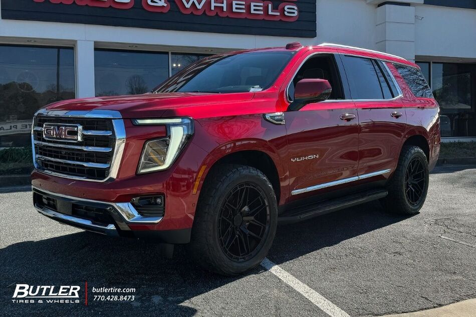 GMC Yukon with 22in Arena Battle Wheels exclusively from Butler Tires ...