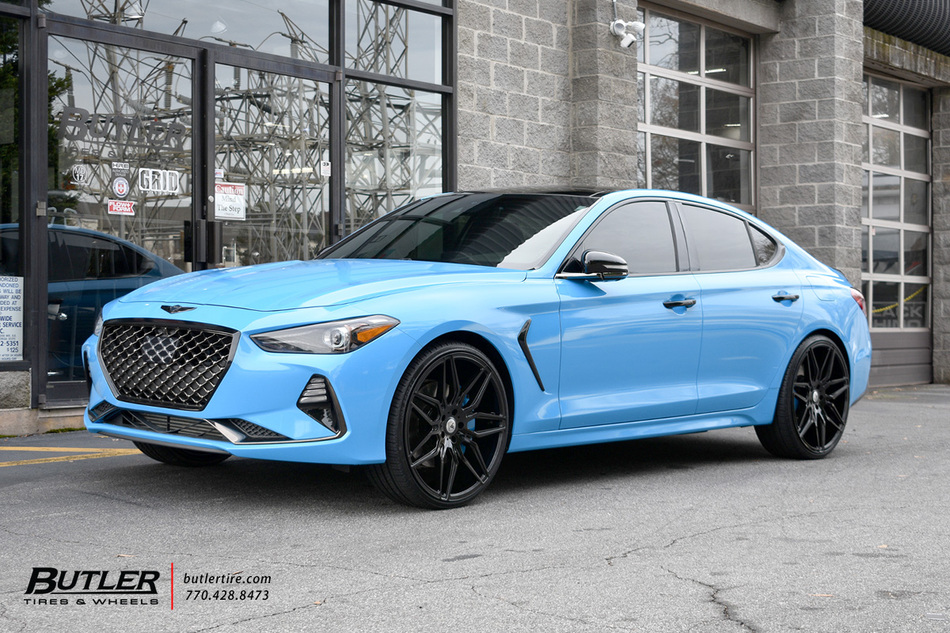 Genesis G70 with 22in Asanti ABL11 Wheels exclusively from Butler Tires ...