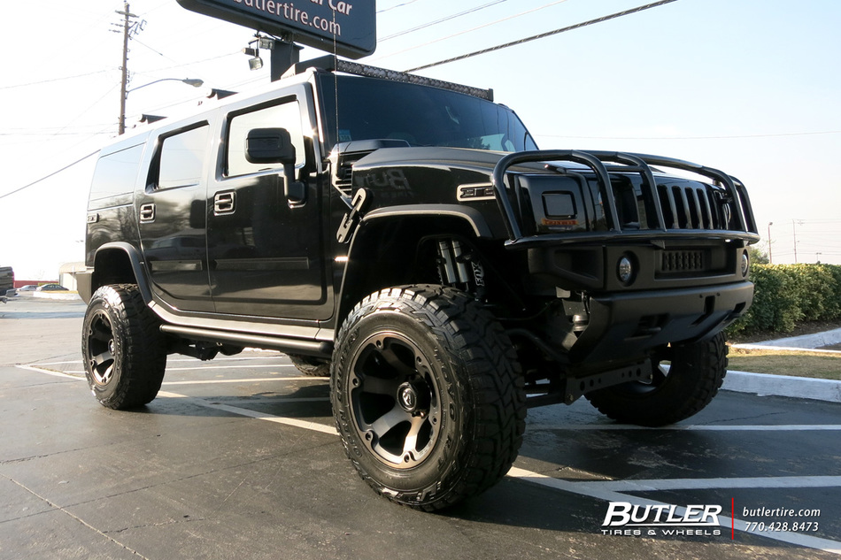 Hummer H2 with 20in Fuel Beast Wheels exclusively from Butler Tires and ...