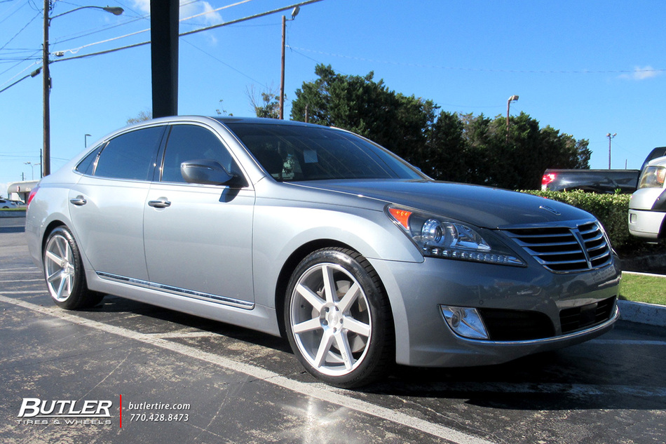 Hyundai Equus with 20in Niche Verona Wheels exclusively from Butler ...