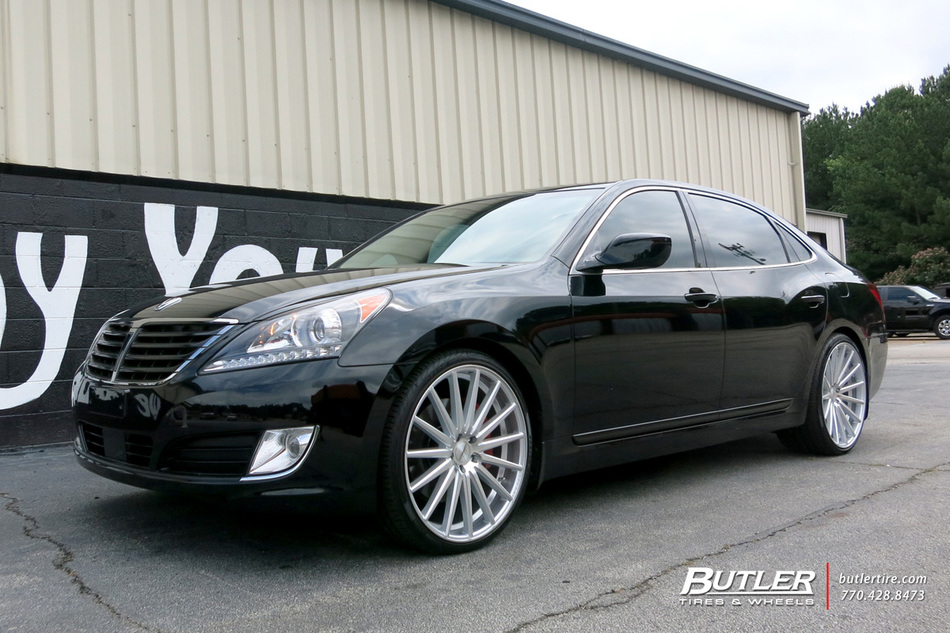 Hyundai Equus with 22in Vossen VFS2 Wheels exclusively from Butler ...