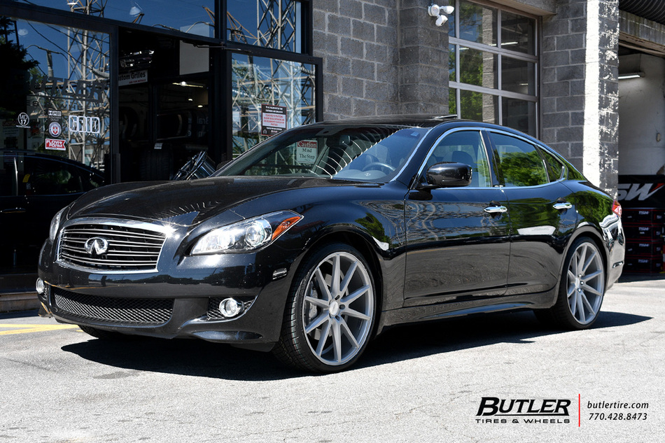 Infiniti M35 with 22in Vossen VFS1 Wheels exclusively from Butler Tires ...