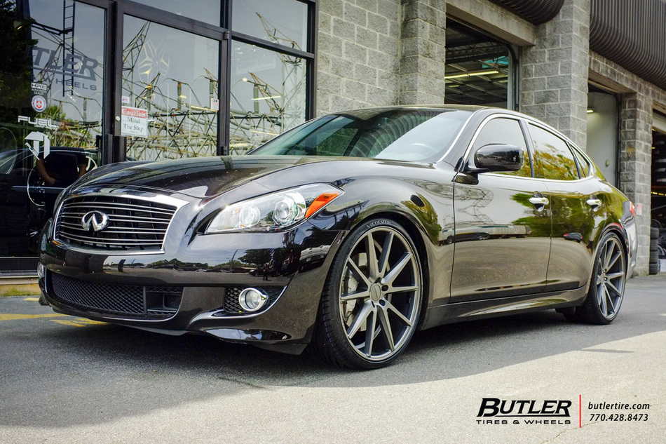 Infiniti M37 with 22in Vossen VFS1 Wheels exclusively from Butler Tires ...
