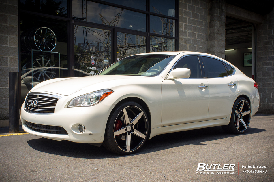 Infiniti M56 with 22in Savini BM11 Wheels exclusively from Butler Tires ...