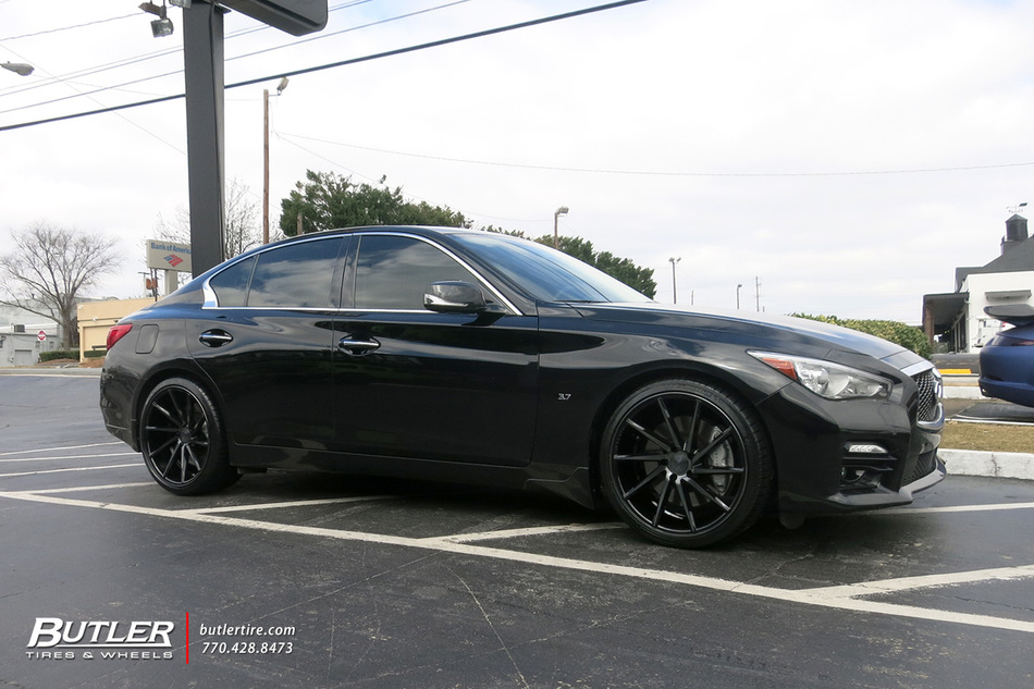 Infiniti Q50 with 20in Vossen CVT Wheels exclusively from Butler Tires ...