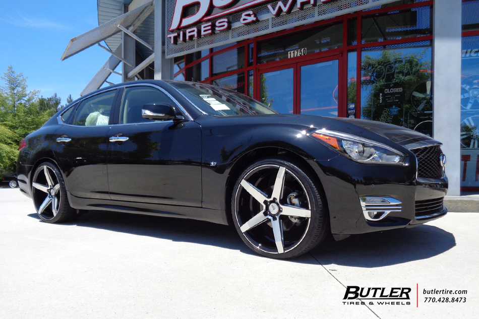 Infiniti Q70 with 22in Savini BM11 Wheels exclusively from Butler Tires ...