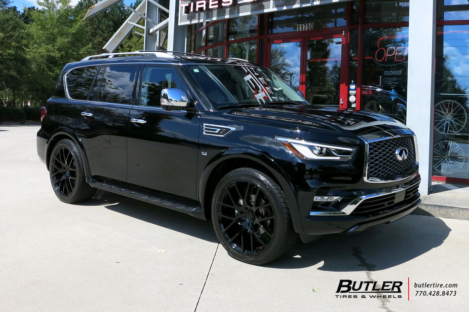 Infiniti QX80 with 24in Black Rhino Kunene Wheels exclusively from ...