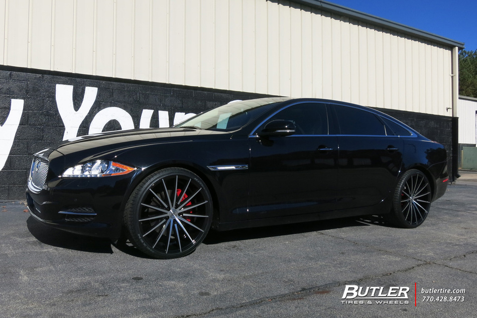 Jaguar XJ with 22in Lexani Pegasus Wheels exclusively from Butler Tires ...