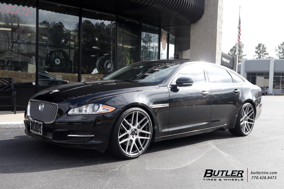 Jaguar XJ with 22in XO Moscow Wheels exclusively from Butler Tires and ...