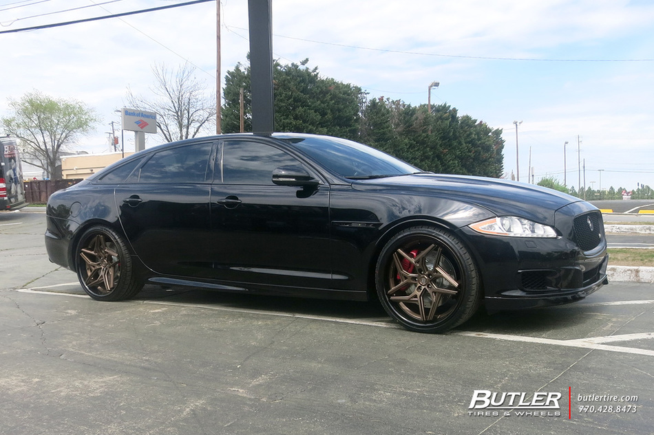 Jaguar XJL with 22in Lexani Spyder Wheels exclusively from Butler Tires ...