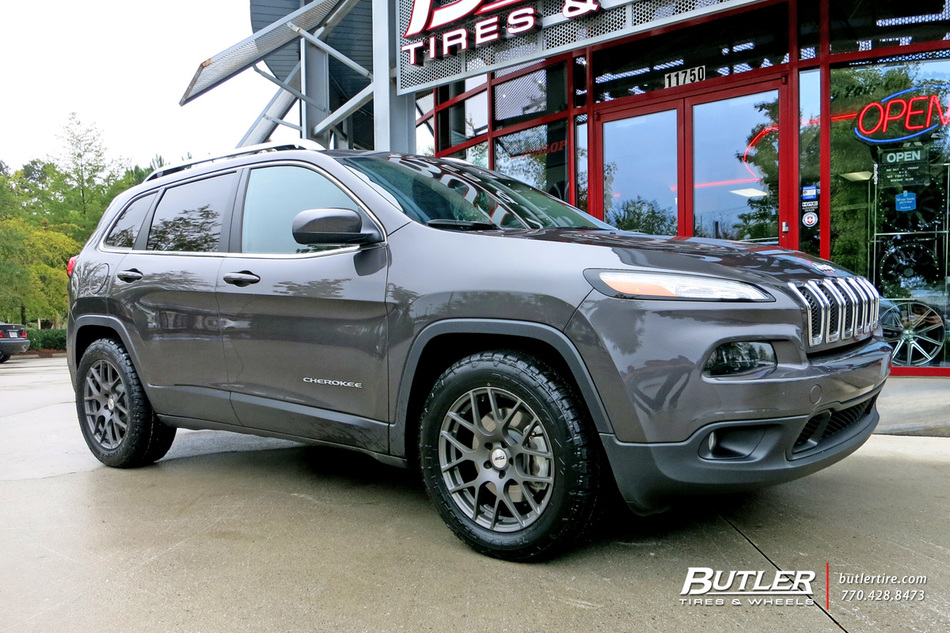 Jeep Cherokee with 18in TSW Nurburgring Wheels exclusively from Butler ...