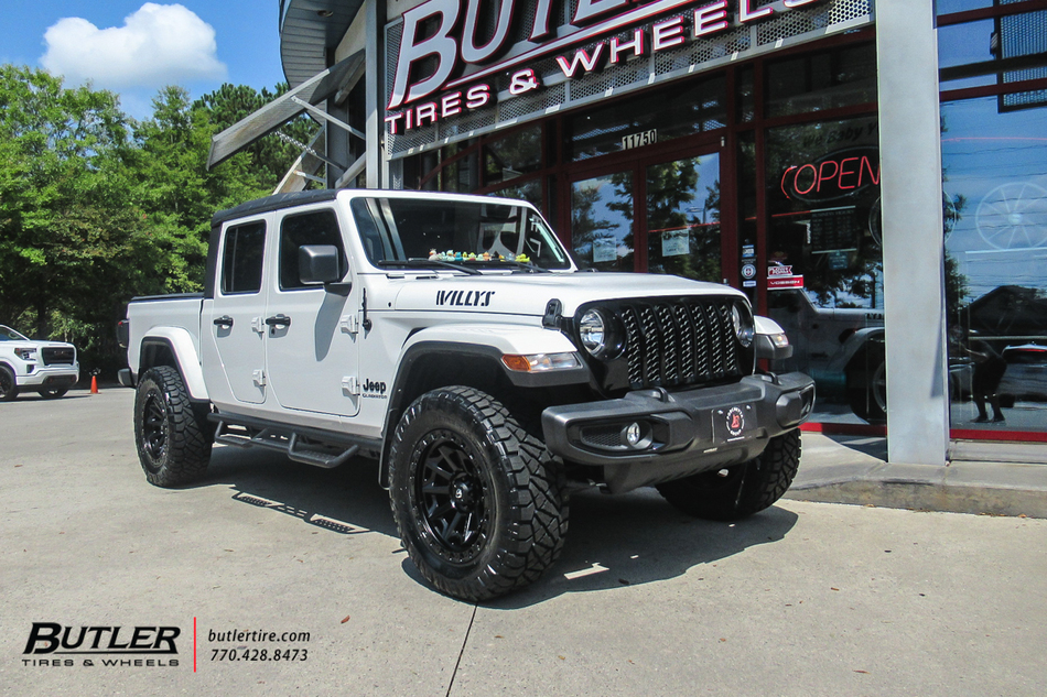 Jeep Gladiator with 20in Fuel Covert Wheels 2.5in Readylift and Nitto ...