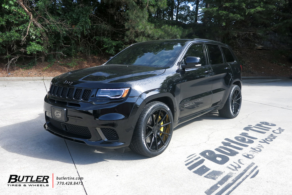 Jeep Grand Cherokee Trackhawk with 22in Avant Garde M652 Wheels ...