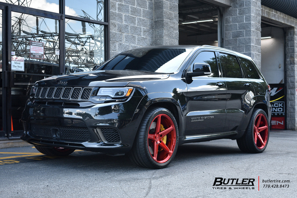 Jeep Grand Cherokee Trackhawk with 22in Vossen CG-201 Wheels ...