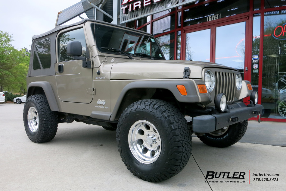 Jeep Wrangler with 15in Pro Comp 1069 Wheels exclusively from Butler ...