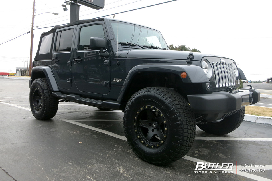 Jeep Wrangler with 17in ATX 194 Wheels exclusively from Butler Tires ...