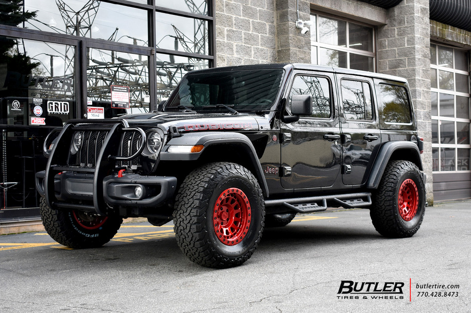 Jeep Wrangler with 17in Black Rhino Reno Wheels exclusively from Butler ...